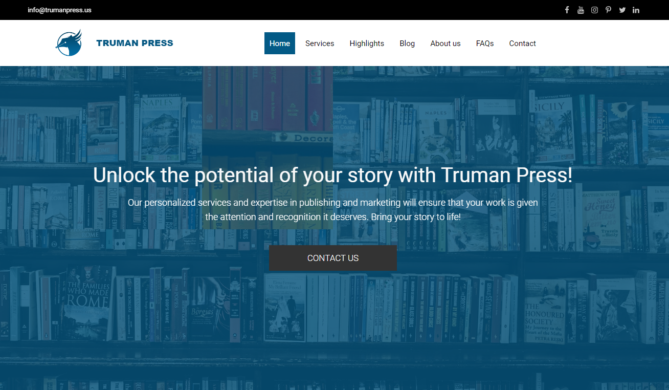 Truman Press: Premier Publishing and Marketing Solutions for Authors